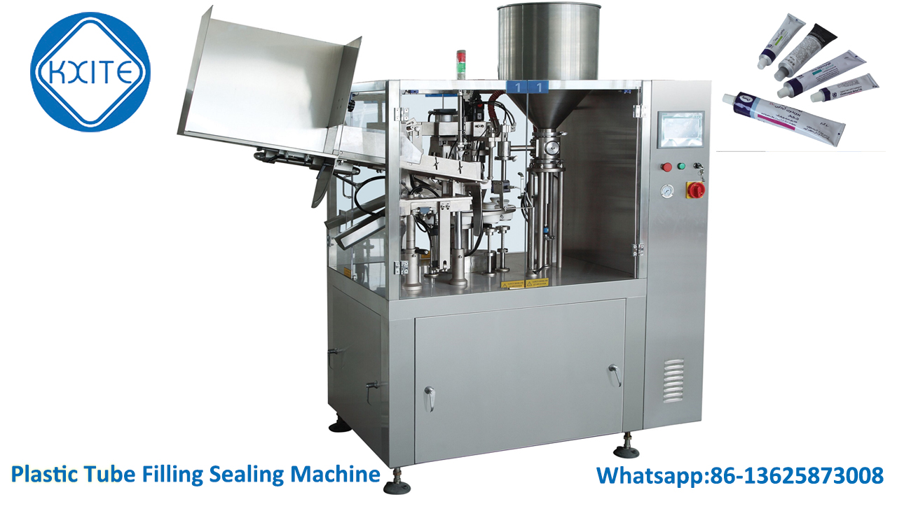 Cosmetic Cream Soft Tube Filling And Sealing Machine - Buy Tube Filling ...